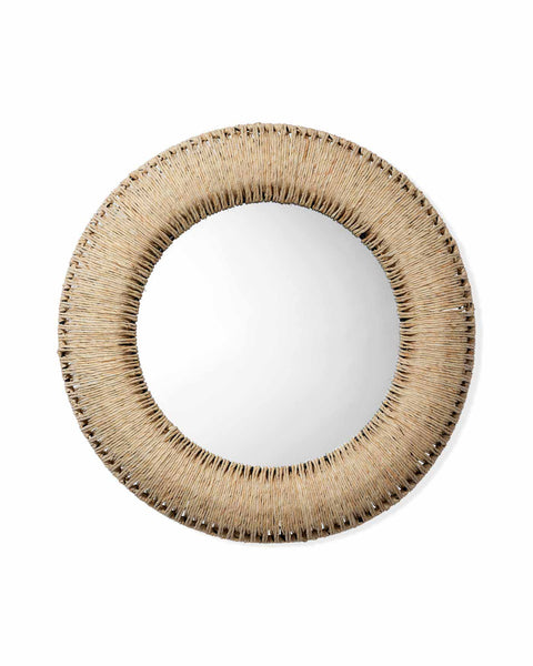 Round Hollis Mirror - Natural